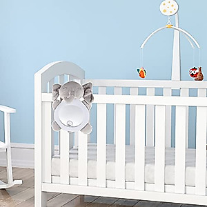 SECFOU Tummy Time Mat Mirror Seats Crib Ster Rear Facing Baby Toys Grey Car Mirrors Infant Bed Elephant Accessories Shatterproof For Safety Observation Rearview Toddler Car Seat