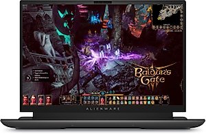 Dell Alienware m18 Laptop (2023) | 18" 1920x1200 FHD+ 480Hz | Ryzen 9-7945HX - 2TB SSD Hard Drive - 32GB RAM - Nvidia GeForce RTX 4090 | 32 cores @ 5.4 GHz - 16GB GDDR6X Win 11 Home Black
