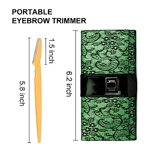 Eyebrow Razor, Dermaplane Razor for Women Face with Precision Cover Multipurpose Exfoliating Hair Removal Safety Tool Protect Woman's Sensitive Skin with Exquisite Packaging (3 Colors)