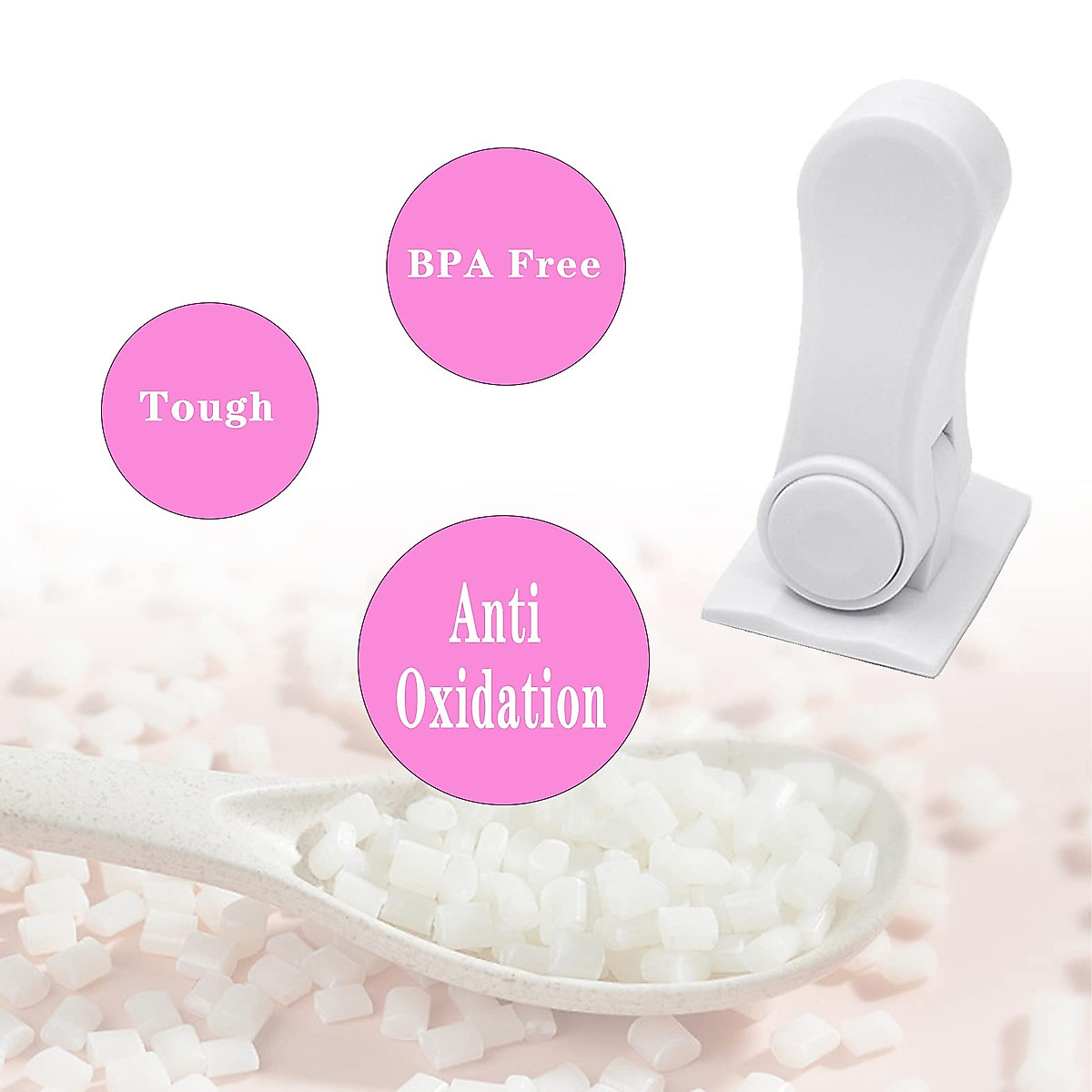 Platinray Door Knob Handle Child Proof,3M Adhesive Door Lever Lock Child Proof for Kids&Pets, Non-Destructive Removal Child Locks for Door, Faucet, and Cabinets