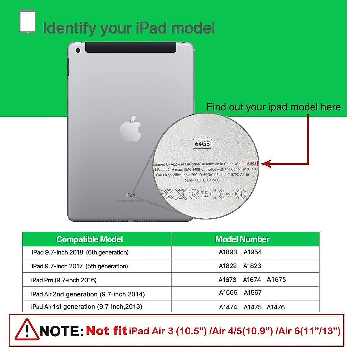 SUPLIK Kids Case for iPad 5th/6th Generation(9.7 inch, 2017/2018), iPad Air 2/1 & Pro 9.7 Case with Screen Protector, Durable Protective Cover with Handle Stand for Apple iPad 5/6 Gen, Pink