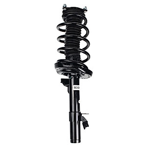 TRQ Front Strut & Coil Spring Assembly Set Driver & Passenger Sides Compatible with 14-20 Acura MDX