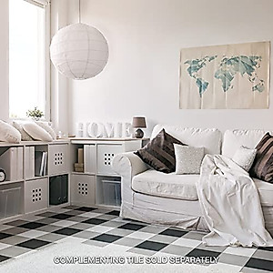 Merola Tile FRC8TWEW Twenties White 7.75" x 7.75" Ceramic Floor and Wall Tile, 25