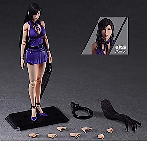 Square Enix Final Fantasy VII Remake: Tifa Lockhart (Dress Ver.) Play Arts Kai Action Figure