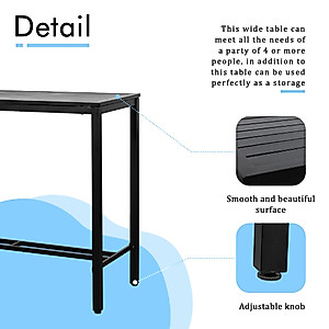 Shintenchi Patio Dining Sets, All Weather Textile Fabric Outdoor High Stool Bistro Set with 4 Bar Chairs and High Glass Table for Home, Backyard, Garden, Lawn, Porch, 5 Pieces