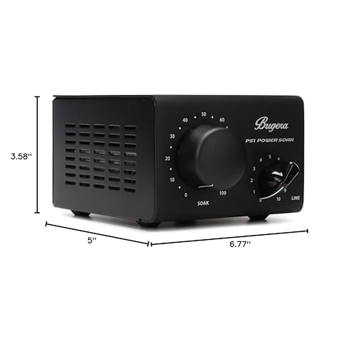 Bugera POWER SOAK PS1 Passive 100 Watt Power Attenuator for Guitar and Bass Amplifiers with Emulated Mic Output