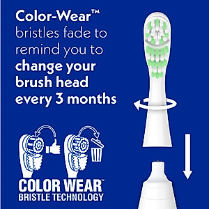 Spinbrush Pro Whiten Replacement Heads, Soft Bristles, For Battery Toothbrush, 2 Count (Pack of 1)