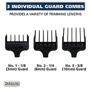 Wahl T-Pro Corded Compact Beard Trimmer with Diamond Finished T Blade for Bump Free Precision Outlining, Detailing, and Trimming - Model 9307-300