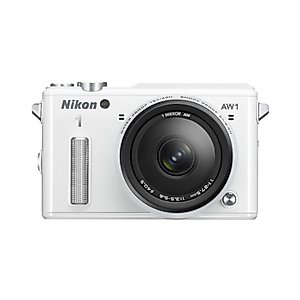 Nikon 1 AW1 14.2 MP HD Waterproof, Shockproof Digital Camera System with AW 11-27.5mm f/3.5-5.6 1 NIKKOR Lens (White)