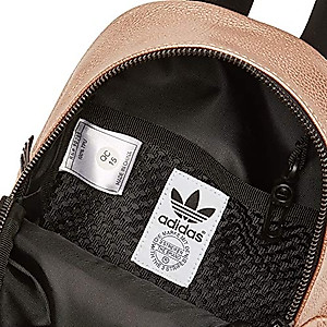 adidas Originals Women's Originals PU Leather Mini Backpack, Rose Gold, One Size