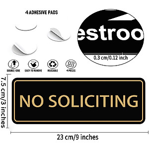 Apartment For Rent Sign For House (With Strong Adhesive Tape), 3" X 9" Premium Durable For Home & Office,Acrylic Signs For Front Door/Wall/Window, Clear And Easy To Read