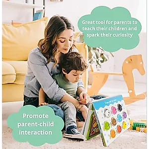 Twinventures Montessori Preschool Busy Book for Toddlers, Autism Sensory Educational Toys, Assembled Activity Binder for Early Learning, Preschool Learning Activities