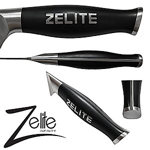 Zelite Infinity Serrated Utility Knife Kitchen, 6 Inch Knife, Chopping Knife, Kitchen Utility Knife, Knife Kitchen Utility, Kitchen Knife - German High Carbon Stainless Steel - Razor Sharp Knife