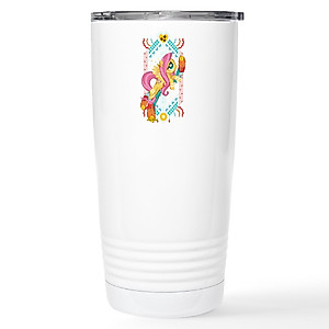 CafePress My Little Pony Fluttershy Feathers Mugs 20 oz. Insulated Stainless Steel Coffee Tumbler