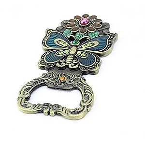 ARFUKA Bottle Opener Magnetic Beer Bottle Opener Retro Butterfly Shaped Soda Beverage Beer Bottle Opener Fridge Magnet Women Men Gift for Wedding Christmas and Birthday