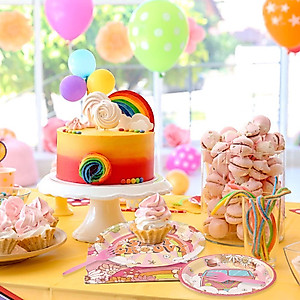 Grencian 96Pcs Groovy Birthday Party Decorations Hippie Tableware Set Daisy Hippie Paper Plates and Napkins for Girls Boys One Two Groovy Birthday Party Supplies Retro Boho Bachelorette Baby Shower