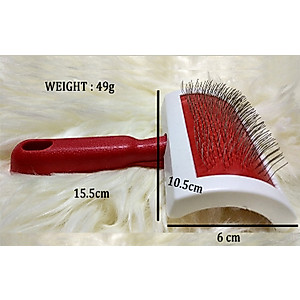 Sheepskin Rug Brush and Cleaner Pet Slicker Brush Fine Wire Rugs Brush Brushing Sheep Skin Rug