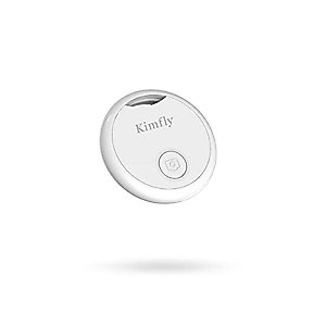 Key Finder Locator Wallet Tracker with App for Phones,Kimfly Smart Tracker Item Finder Phone Finder Wallet Finder Keychains Bluetooth Tags for Android/iOS Phone-White