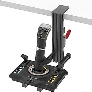 2 Set The Desk Mount for The Flight Sim Game Joystick, Throttle and Hotas Systems Compatible with Logitech X56, X52, Thrustmaster T-Flight Hotas,Thrustmaster T.16000M, Thrustmaster TCA,Wining orion 2