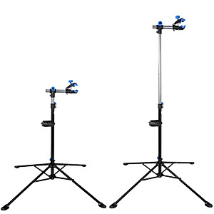 ZenStyle Pro Mechanic Bicycle Repair Workshop Stand Maintenance Rack with Tool Tray Extensible Bike Repair Stand