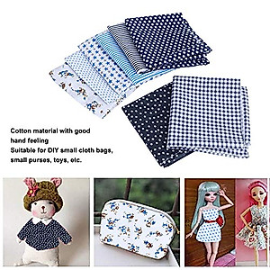 Printed Fabric, Stable Cotton Fabric Eco-Friendly 50x50cm Craft Cloth Kit Soft Touch Breathable for Kids Clothing