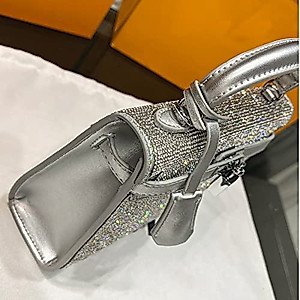 Women's Evening Bag, Rhinestone Top-Handle Bags Clutch Purse for Women Tote Bag Satchel Bag Handbag