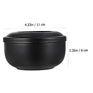 Containers with Lids 1pc Shaving Foam Bowl Hair Shaver for Men Travel Shaver Travel Container Shaving Mug Shaving Scuttle Mug Shaving Accessory Simple Shaving Bowl Soap Bowl Man