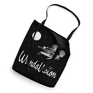Marvel WandaVision Wanda and Vision 60s Moonlight Flight Tote Bag