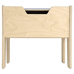 Contender C991300-B 2-N-1 Activity Table with Blue Lego Compatible Top for Toddlers and Preschool