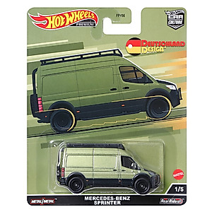 Hot Wheels Car Culture Circuit Legend, Premium 1:64 Scale Die-Cast Mercedes-Benz Sprinter Van, Deutschland Design, Collectable Vehicle