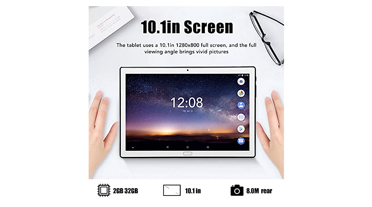 10.1 Inch HD Smart Tablet with Dual SIM & Expandable Storage
