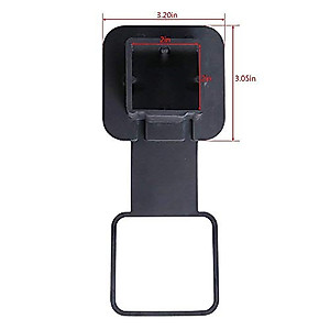 2PCS 2” Trailer Hitch Cover 2 inch Trailer Hitch Plug Tow Receiver Tube Plug Cap Hitch Receivers Cover Compatible with Class 3 4 5 GMC Toyota Ford Jeep Dodge Nissan Mercedes Benz BMW Polaris ATV UTV