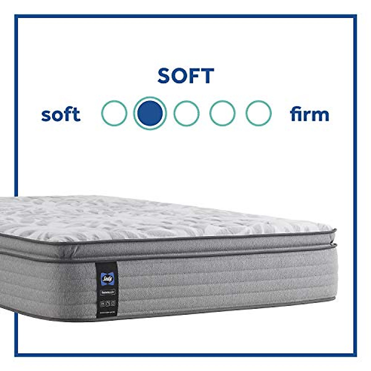 Sealy Posturepedic Spring Red Maple Euro Pillowtop Soft Feel Mattress and 5-Inch Foundation, King