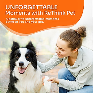 ReThink Pet Eco Cotton Rope Ball Dog Toy, Natural Cotton Dog Toy & Ball Rope Toys for Dogs, Rope Toy for Big & Small Dog, Densely Woven & Durable Dog Training Toys