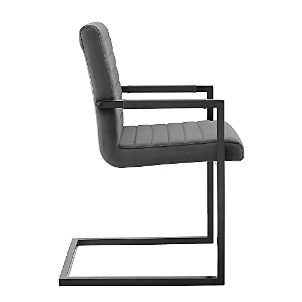 Modway Savoy Performance Velvet Dining Chair Set of 2, Gray