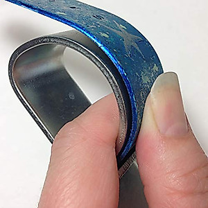 The Beadsmith EZ Bender - Metal Elements - Made of Hardened Steel - 7 x 1 x 1.25 inches - Tool for Making Cuff Bracelets - Create Perfectly Curved Bracelets Without a Mallet