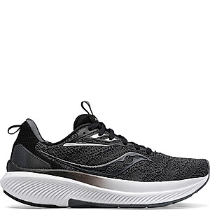 Saucony Echelon 9, Running Shoe Womens, Black/White, 8.5