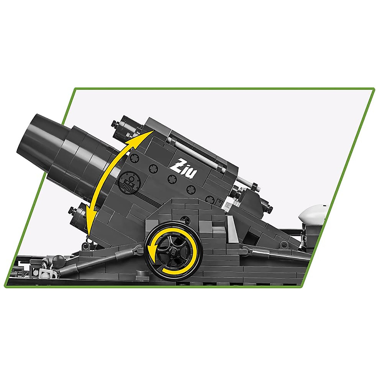 Cobi toys 1574 Pcs Hc WWII /2560/ 60Cm Karl-Gerat 040 "Ziu