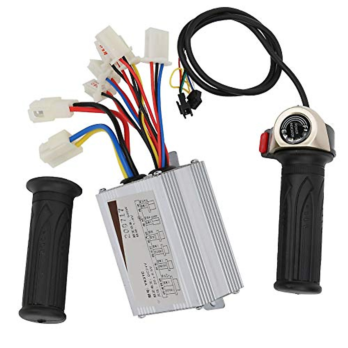RiToEasysports 24V 500W Brush Controller with LCD Display Electric Quantity Throttle Handle Universal Kit