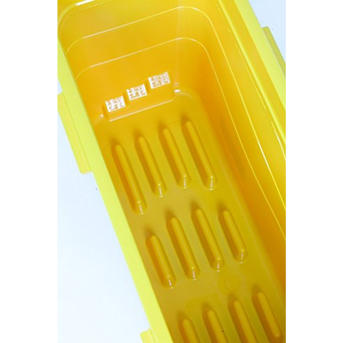 Rubbermaid Commercial Products FGQ95088YEL HYGEN Storage and Charging Bucket for Microfiber Mops Yellow, 12.5" x 8.8" x 25.8"