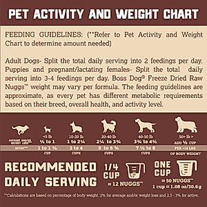 Boss Dog Complete & Balanced Freeze Dried Raw Diet for Dogs, Chicken Recipe, 12 oz Bag