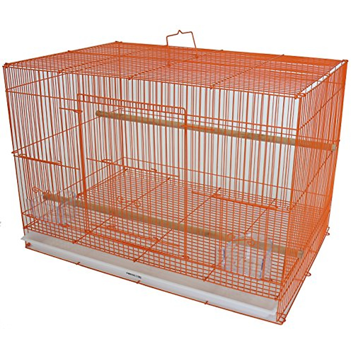 YML Small Breeding Cage, 24 x 16 x 16, Orange