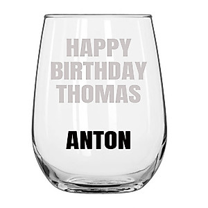Alankathy Mugs Personalized wine glass