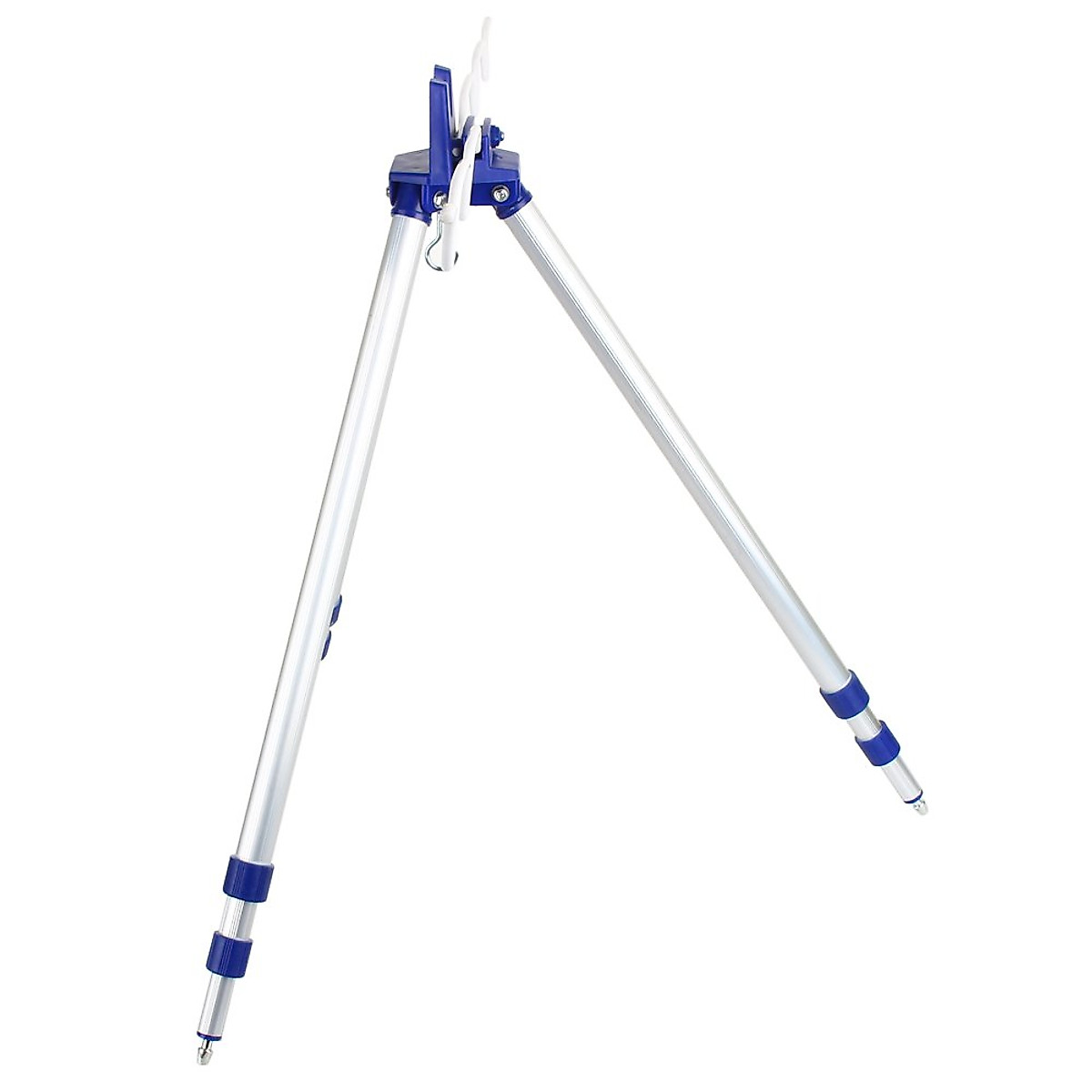 GOTOTOP Portable Fishing Rods Tripod Stand,Folding Fishing Rods Holder, Aluminum Alloy Telescopic Stand for Sea Beach Coarse Shore Tackle Telescopic Travel