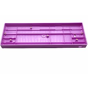 NPCK Purple Mini Keyboard GH60 Plastic Case for 60% Mechanical Gaming Keyboard Compatible Poker2 Pok3r Faceu 60 Plastic Shell