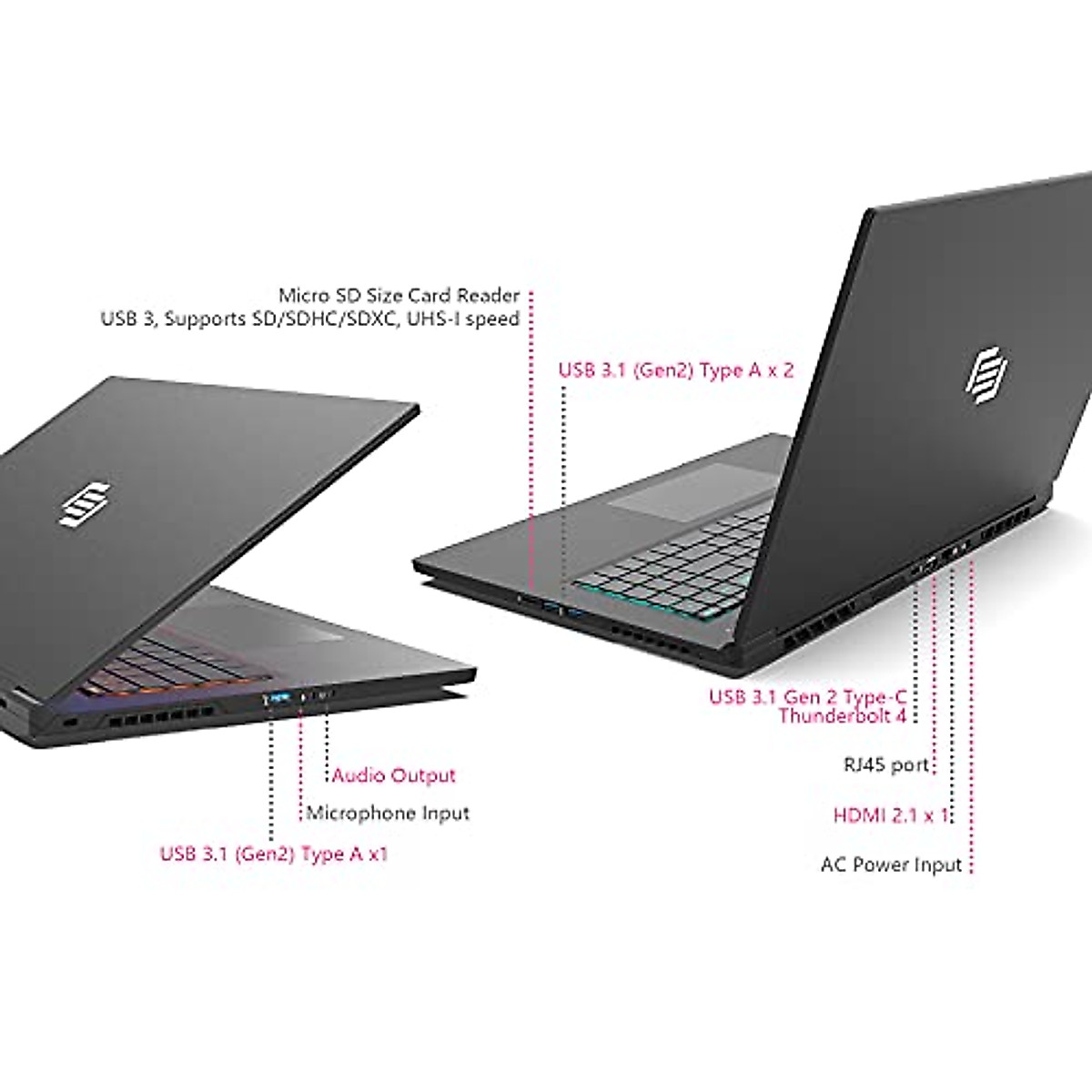 MAINGEAR Vector Pro (2021) 17.3 inch RTX 3080 Gaming Laptop, Intel Core i7 11800H Processor, NVIDIA GeForce RTX 3080 16GB GPU, 17.3 inch 165Hz QHD Display, 32GB DDR4 RAM, 1TB NVMe SSD, Windows 10 Pro