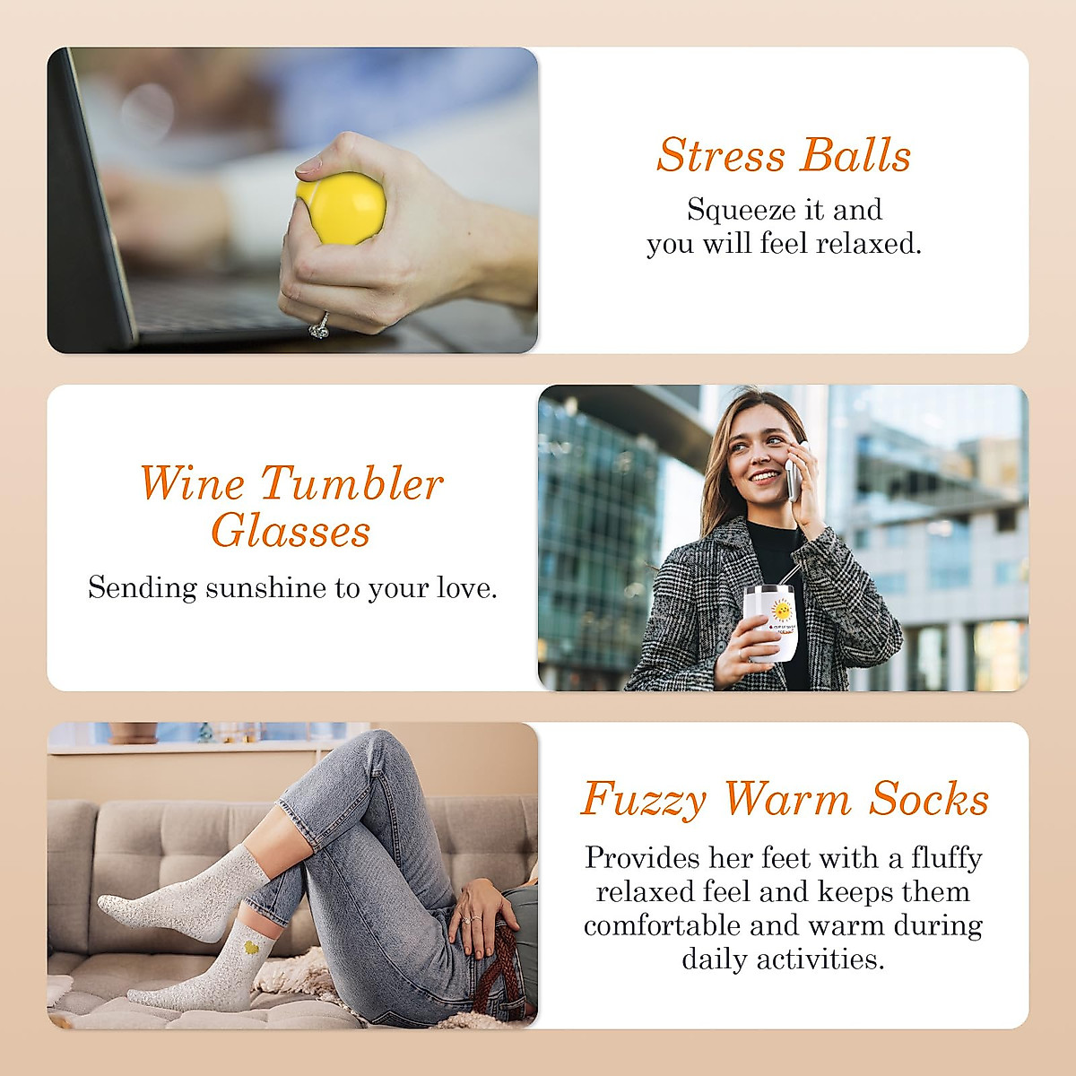 ZRFMIB Sunflowers Gift Baskets for Women, 11 Pcs Birthday Gift, Get Well Soon Gift Basket, Relaxing Care Package, Unique Gifts for Her, Mom, Sister, Wife, Girlfriend, Daughter, Female Friends