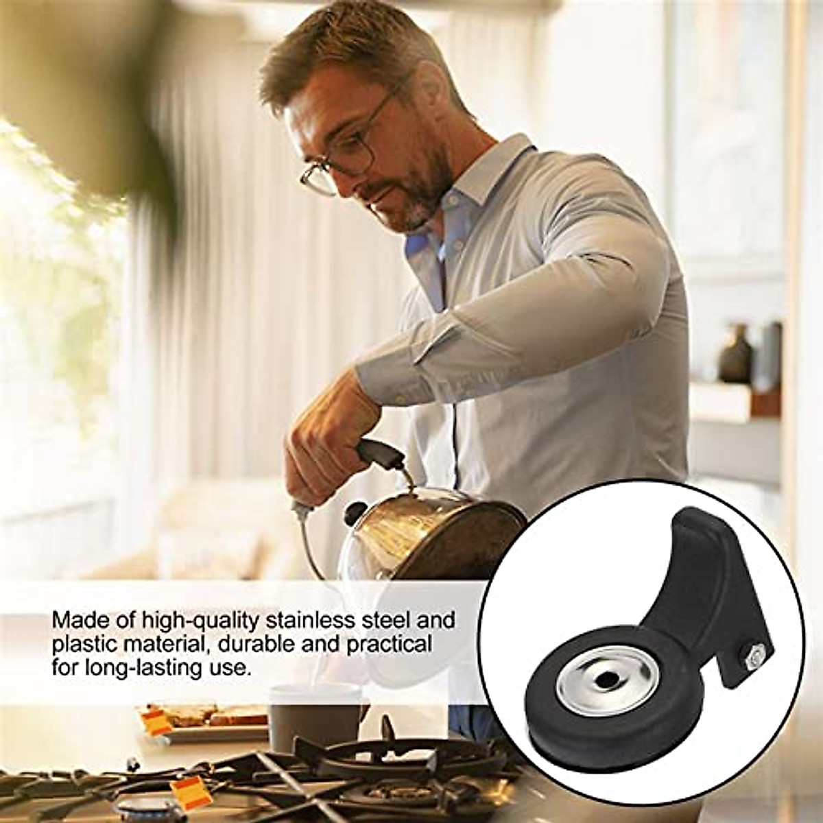 Stainless Steel Kettle Spout Teakettle Nozzle Whistling Kettle Flute Pipe Water Replace Spout Kitchen Accessory Kettle Spout Replacement