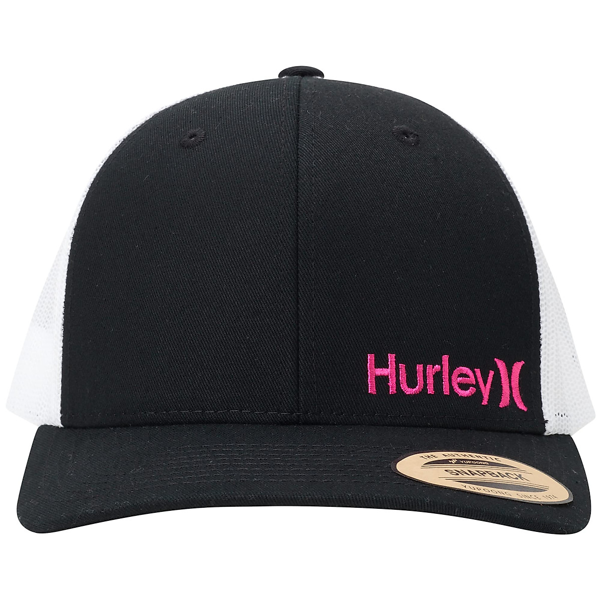 Hurley Men's Cap - Corp Snap Back Trucker Hat, Size One Size, Pink Glow