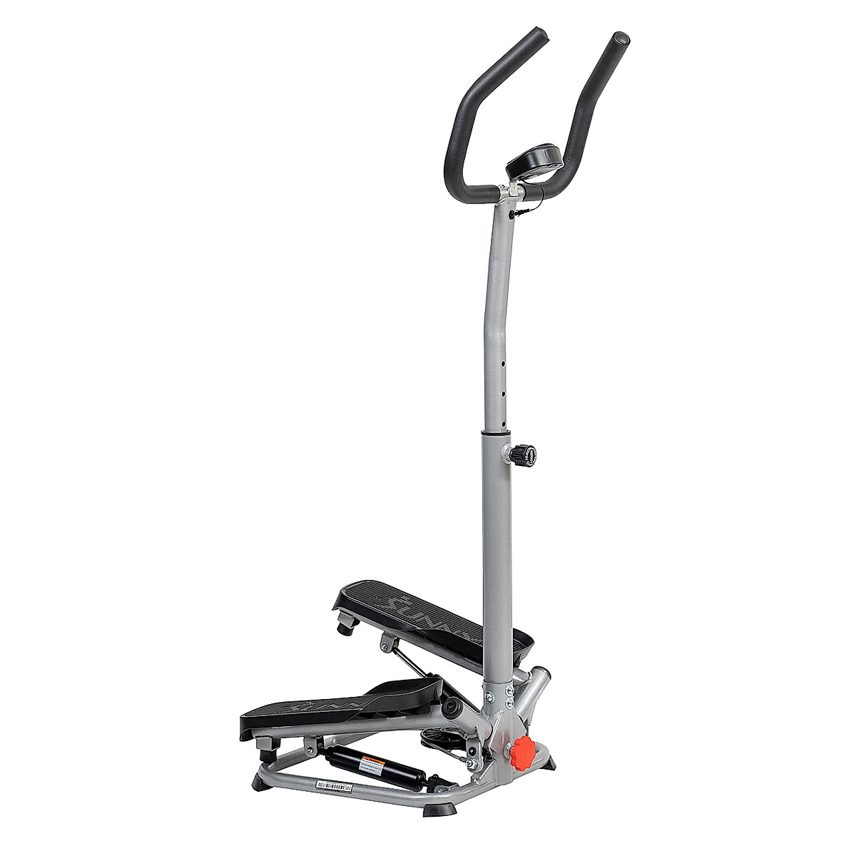 Sunny Health & Fitness Stair Twist Steppers for Exercise at Home Machine with Handlebar Mini Side to Side Stepper Climber - SF-S020027